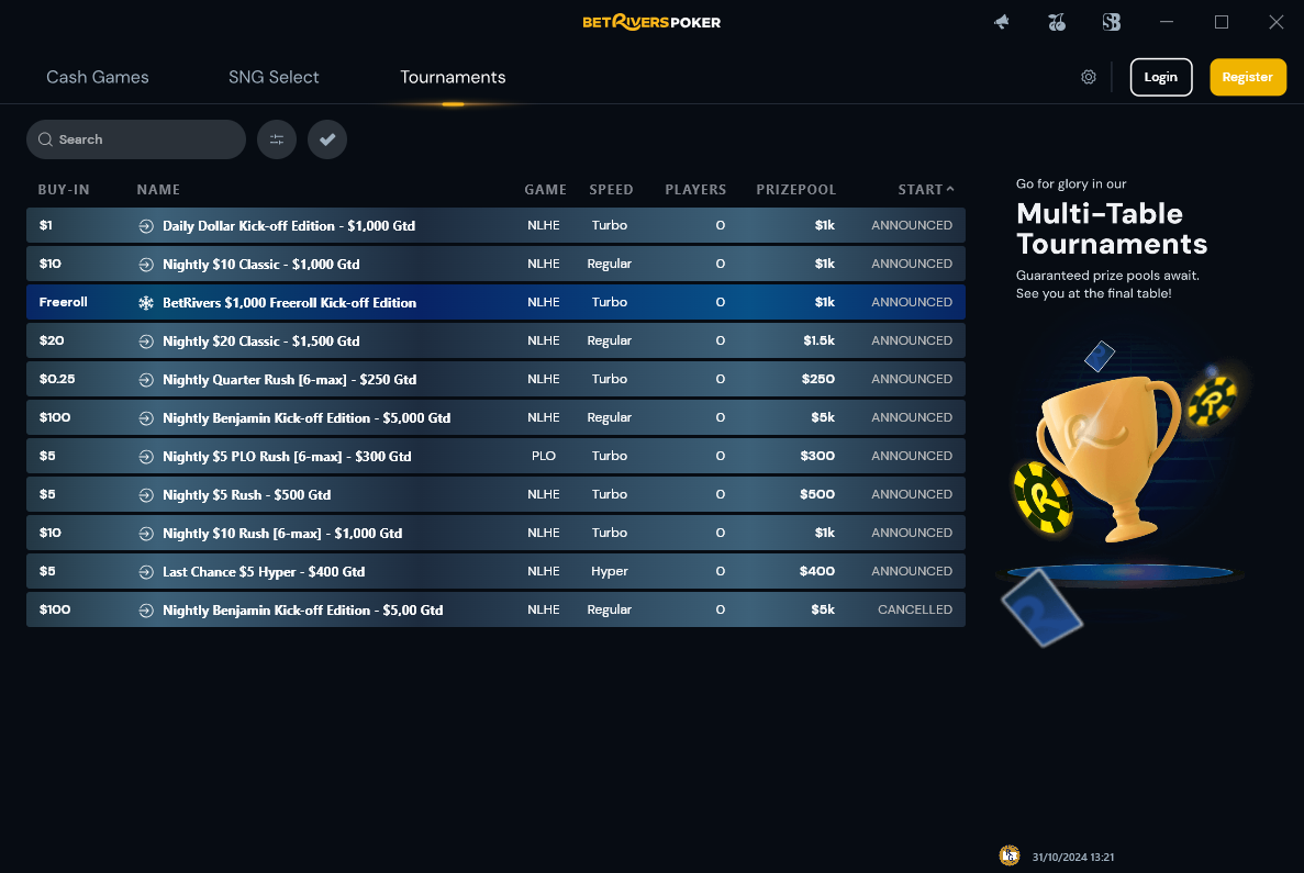 BetRivers Poker Goes Live in Michigan, West Virginia and Delaware ...