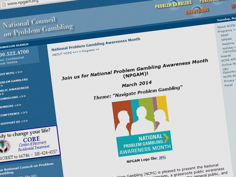 March is National Problem Gambling Awareness Month | Pokerfuse