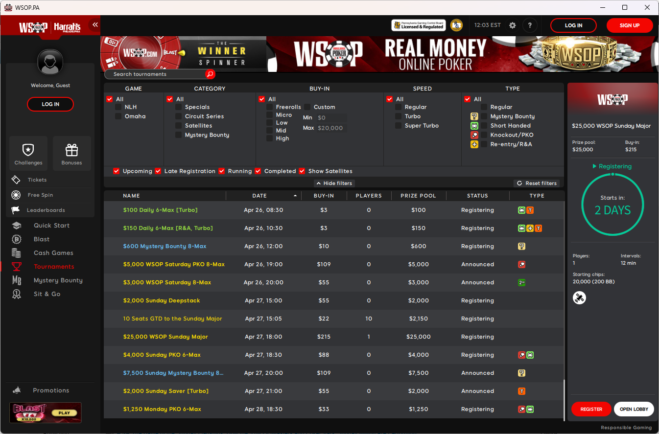WSOP Online Confirms PA Shared Liquidity Launch is Imminent | Pokerfuse