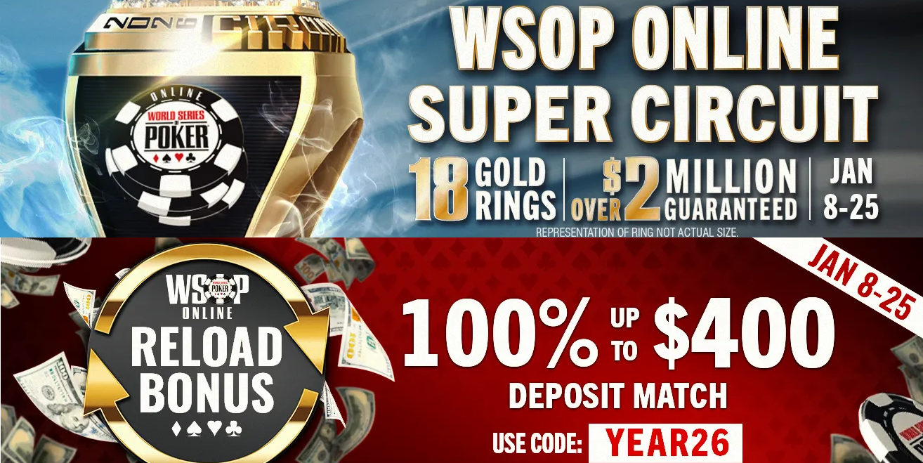 WSOP Online Super Circuit Is Back with $2 Million in Guarantees | Pokerfuse
